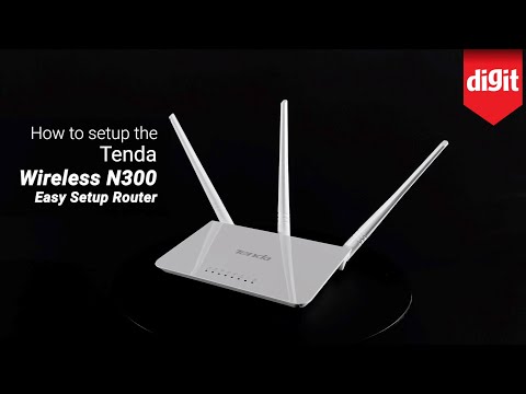 Tenda Wireless N300 Easy Setup Router - How to Setup