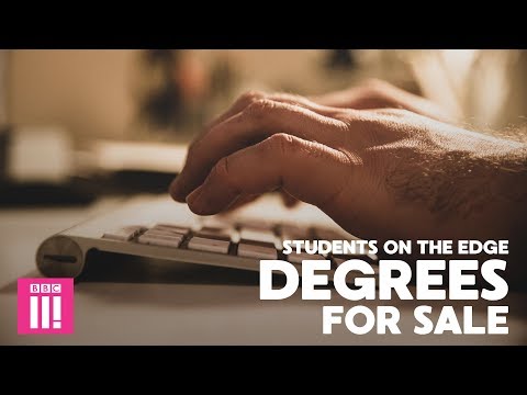 Degrees For Sale: Inside The Essay Writing Industry: Students On The Edge