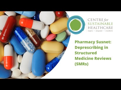 CSH Pharmacy Susnet: Deprescribing in Structured Medicine Reviews (SMRs)