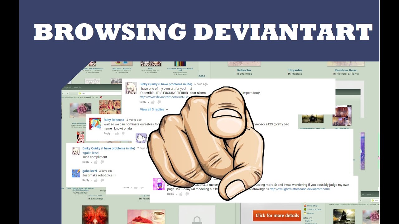 Browsing Deviantart: Your suggestions!