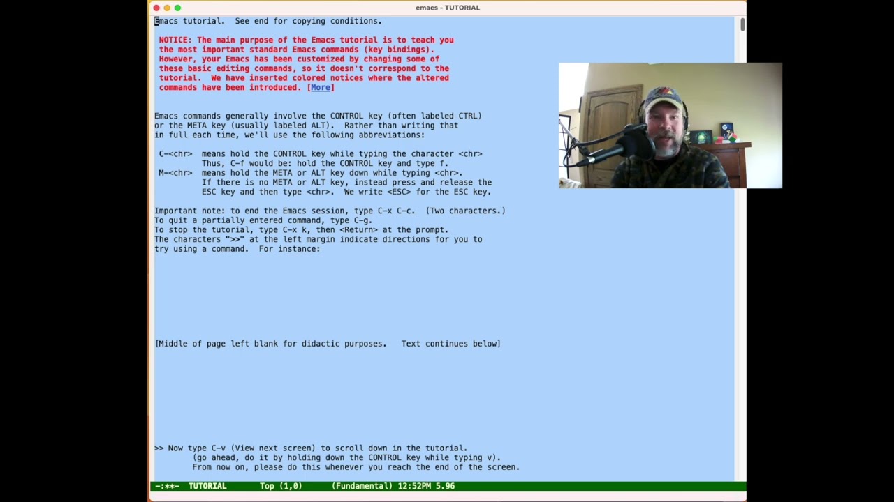getting started with command line navigation using emacs