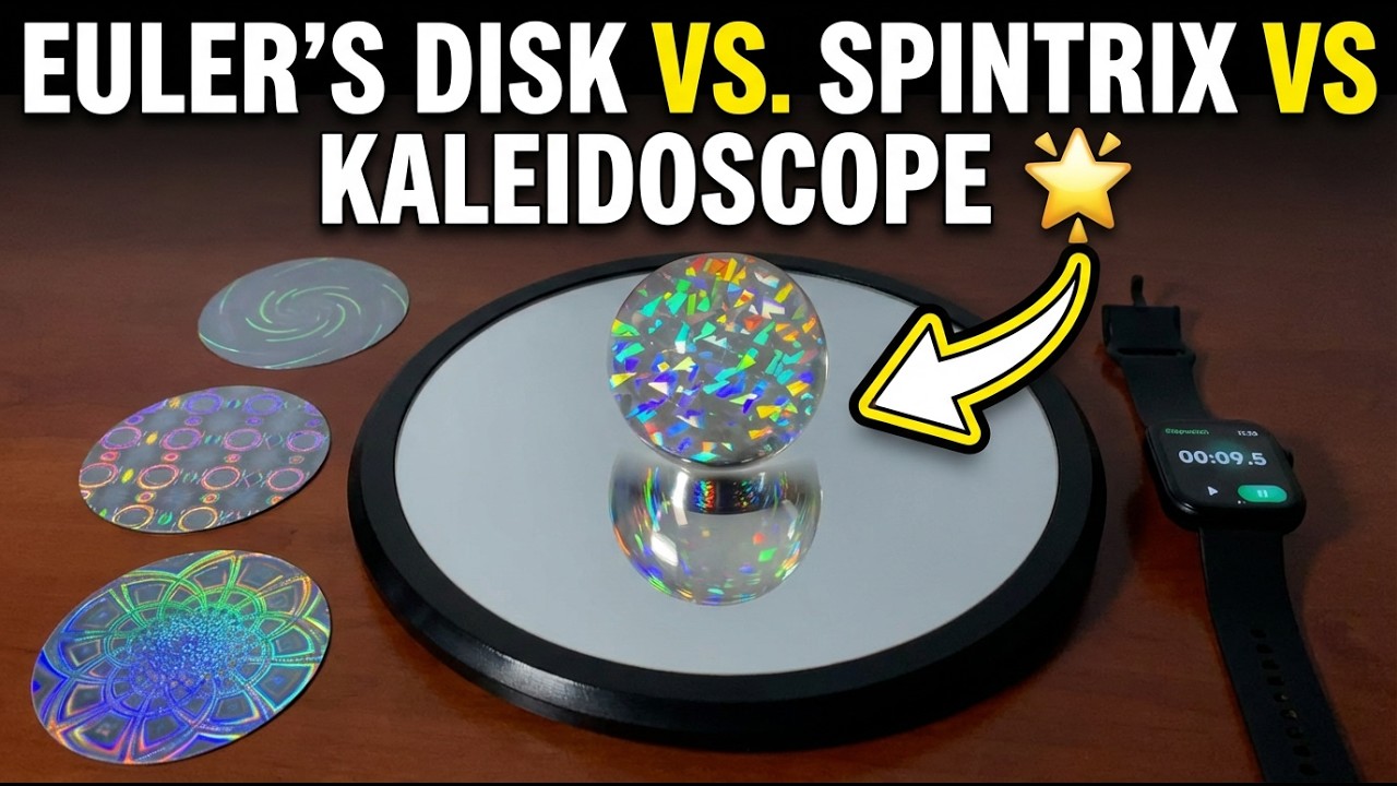 Spintrix vs. Novascope vs Euler's Disk: 3 Trippy Toys ⭐ Gadgetify