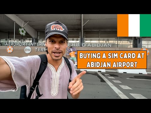 Buying a Sim Card for Ivory Coast at Abidjan Airport