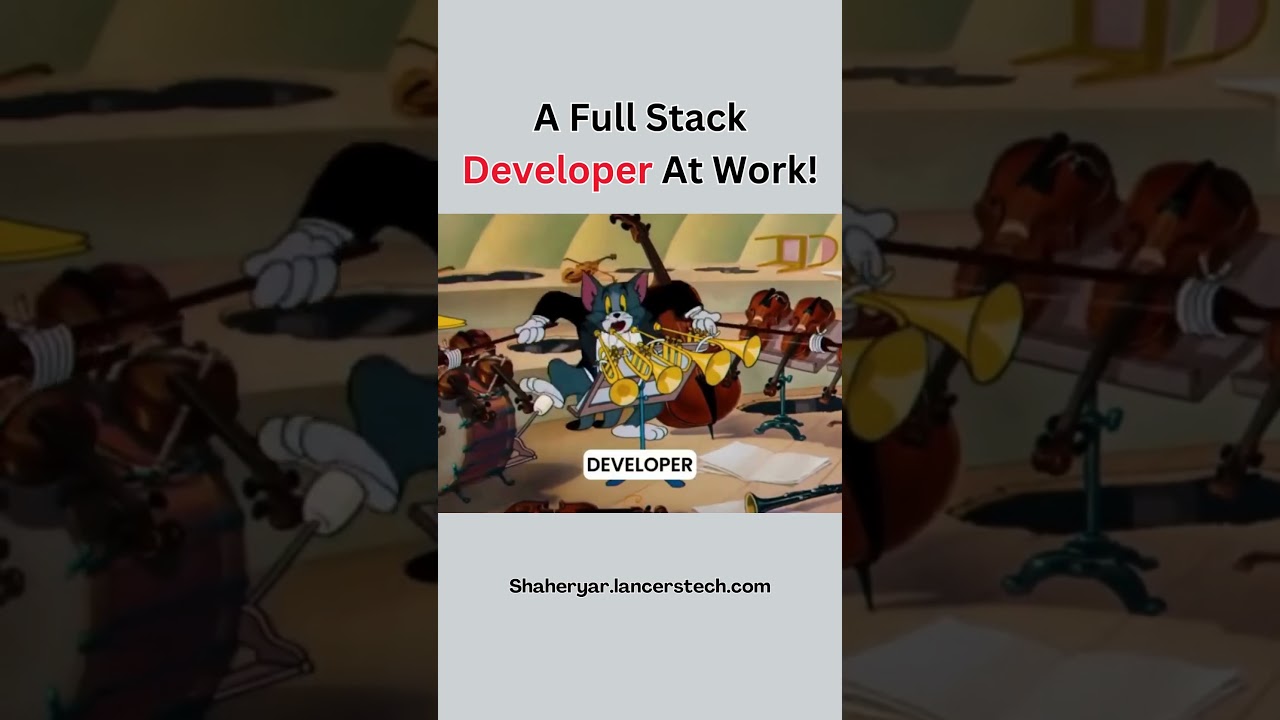 😂 A Full-Stack Developer at Work Be Like... 🤯💻 | Funny