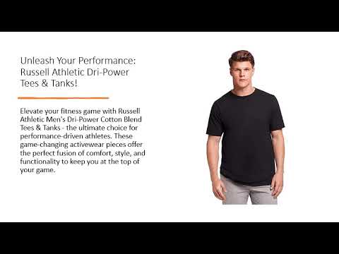 Unleash Your Performance: Russell Athletic Dri-Power Tees & Tanks!