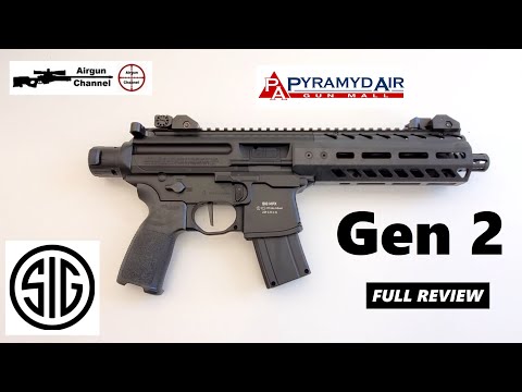 (GEN 2) Sig Sauer MPX .177 Pellet Rifle + Power & Accuracy Test / Co2 or PCP Air Gun