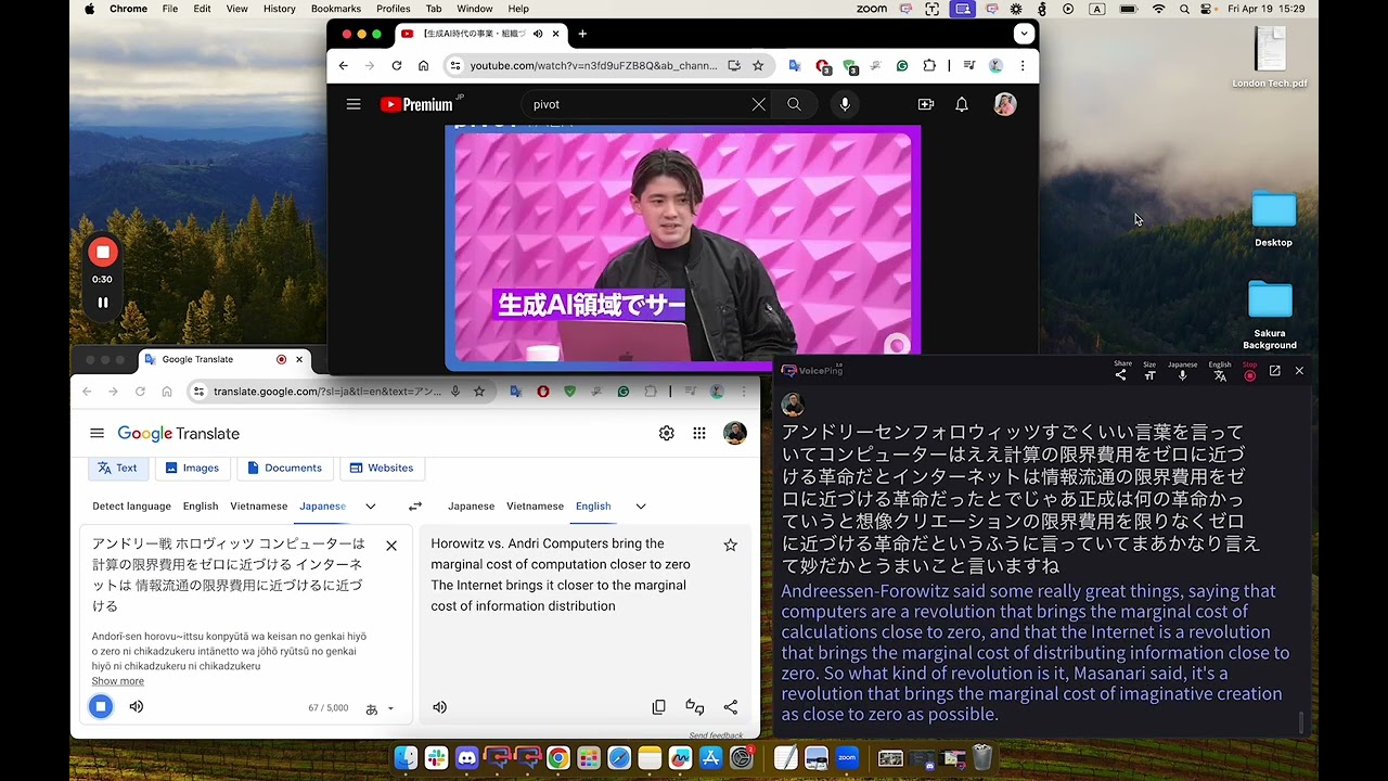 Real-time AI translation Business Meetings & International Events ...