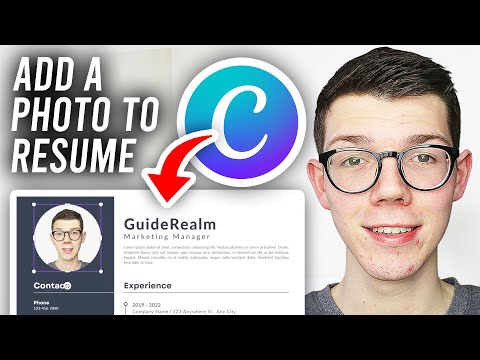 How To Add Photo To Resume In Canva - Full Guide