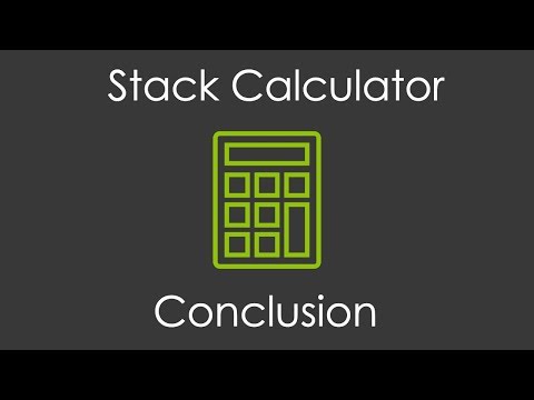 Stack Calculator Conclusion (available on Google Play Store)