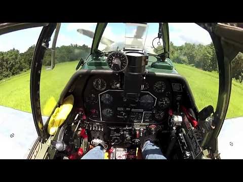 P-51C “Mustang” Cockpit View – From Take Off to Landing | First Aero ...