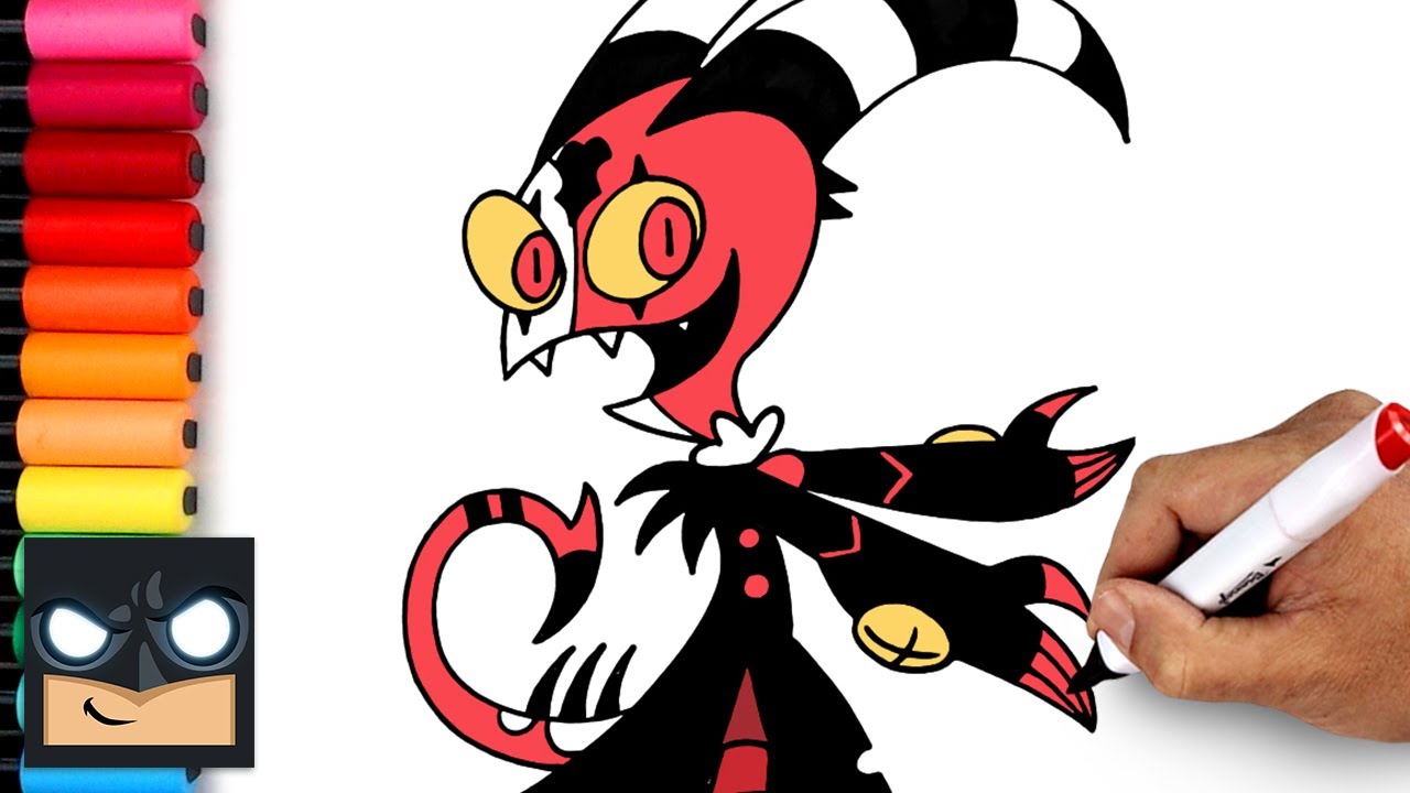 How To Draw Blitzo | Helluva Boss