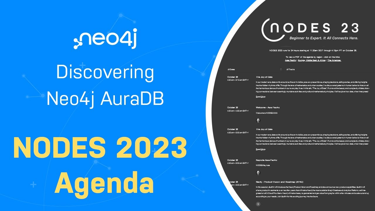 Video: Discover Neo4j AuraDB Free with Michael and Alexander - NODES 2023 Special - Graph ...