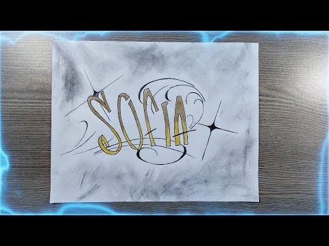 Nombre SOFIA | Dibujos a lápiz