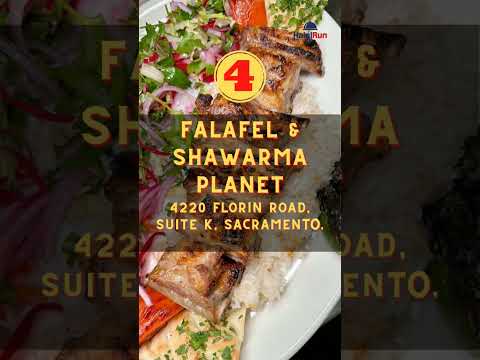 Best halal Middle Eastern restaurants in Sacramento! 🧆 #shorts #halal #food