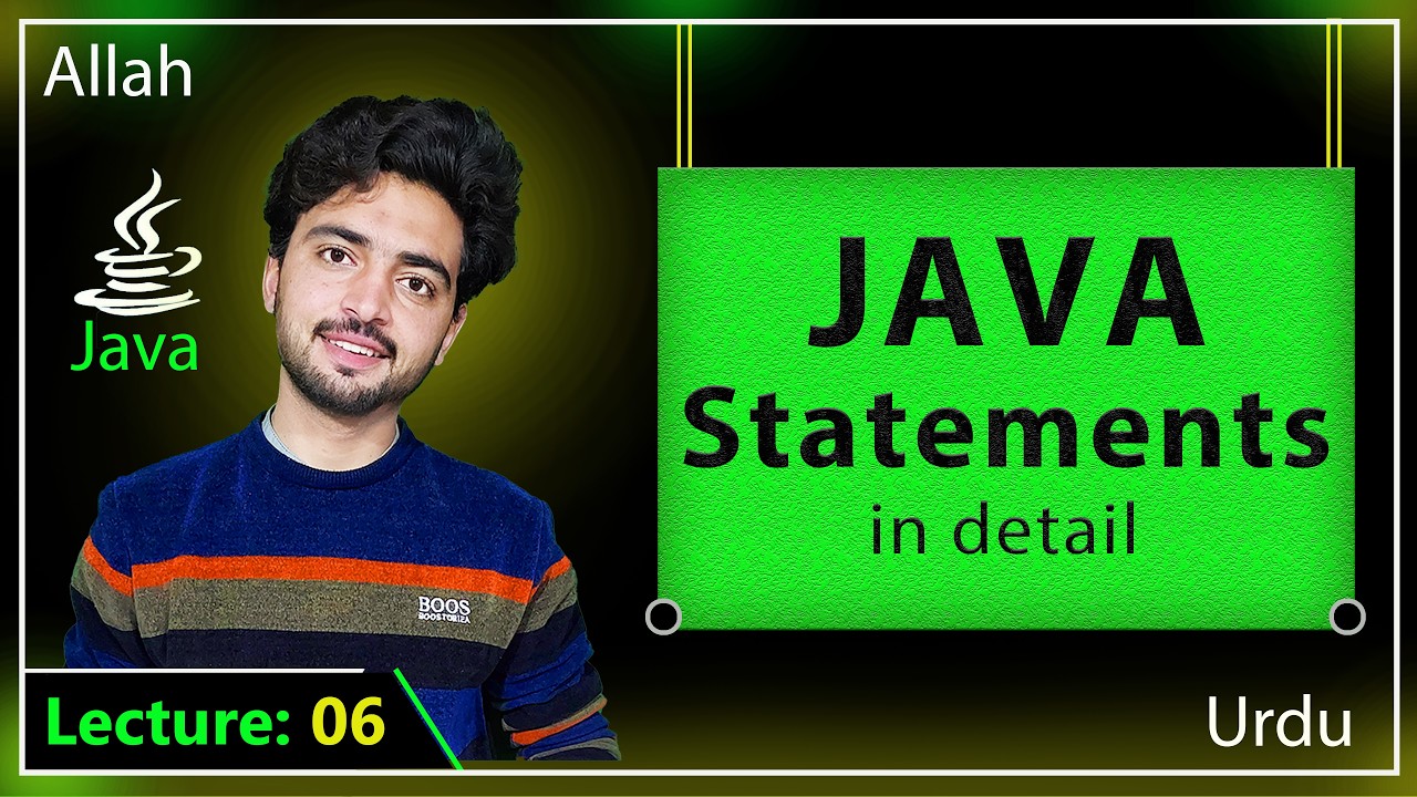 Java Statements Explained in Detail | Learn Java for Beginners in Urdu | Java Lecture 06