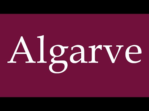 How to Pronounce ''Algarve'' Correctly in German