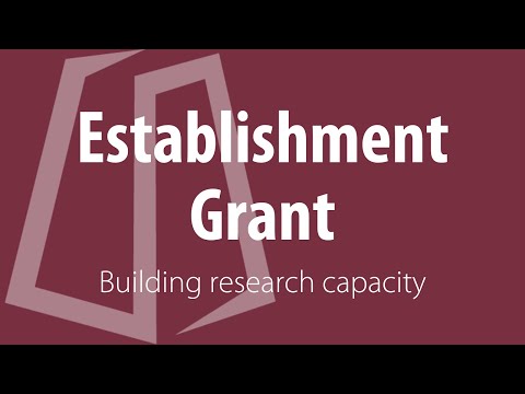 SHRF 2025-26 Establishment Grant Information Session