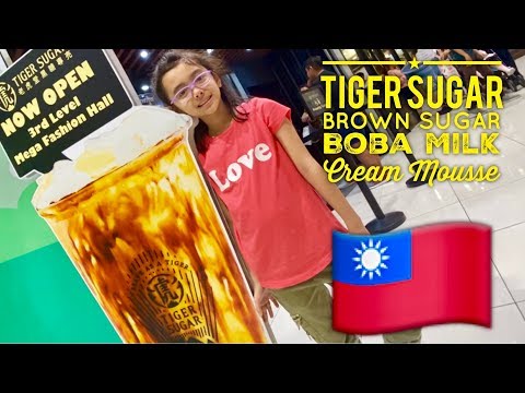 Sweet Treats Manila: Tiger Sugar Brown Sugar Boba Milk with Cream Mousse