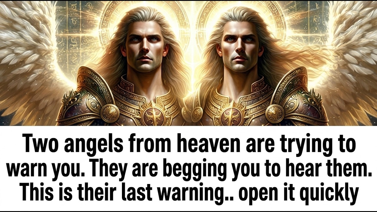 💸 two angels from heaven are trying to warn you. They are begging you to hear them. This is their..