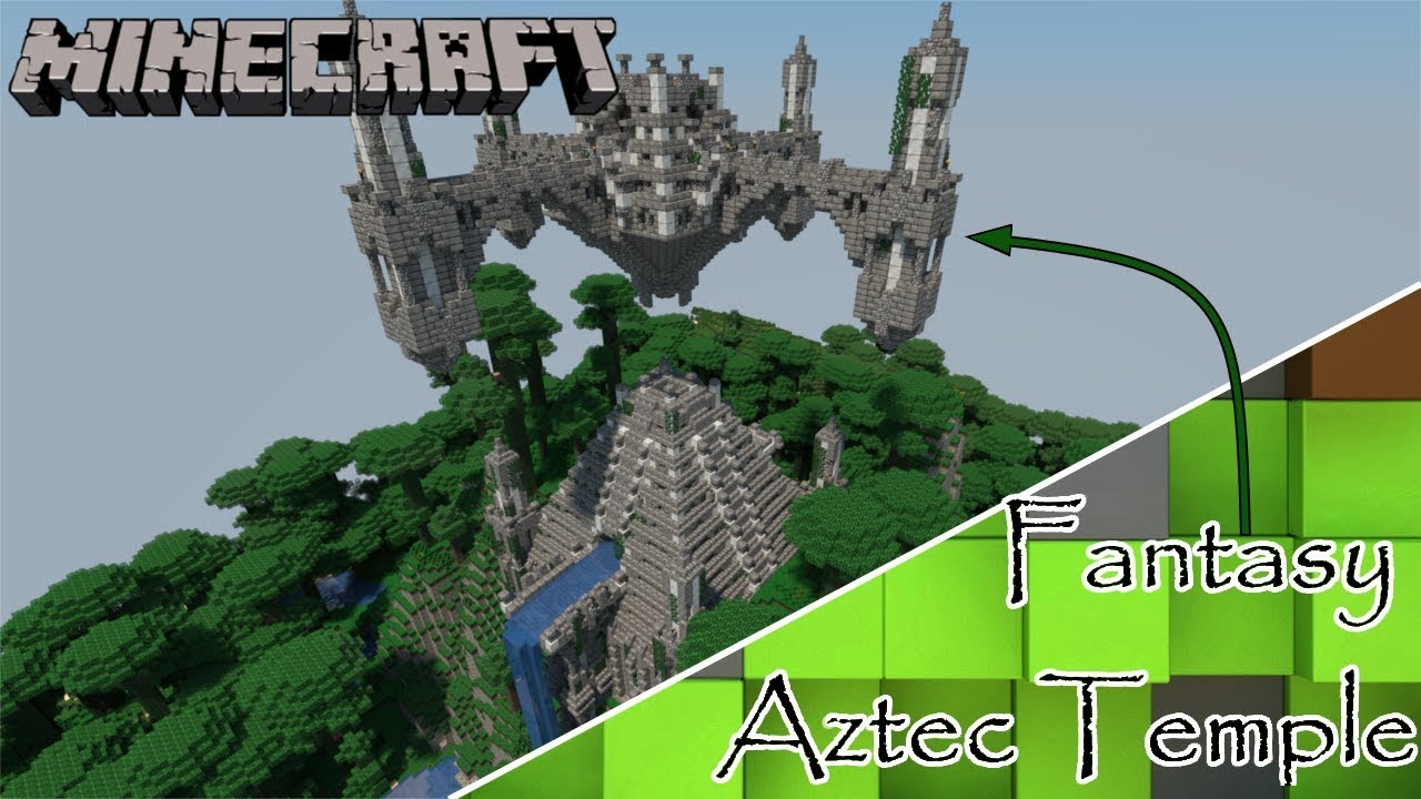Fantasy Aztec Temple Build