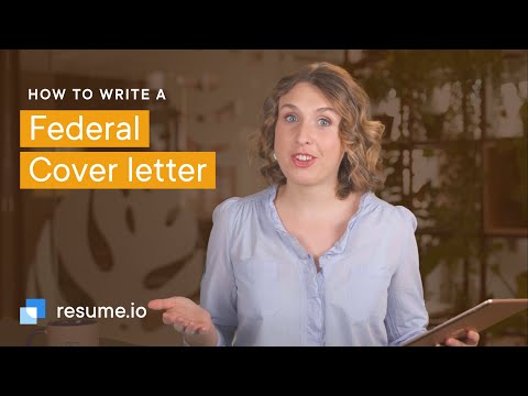 How to write a cover letter for a federal job