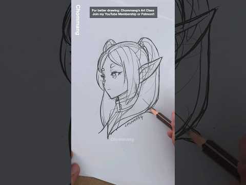 Anime drawing #drawingstyles #sketch