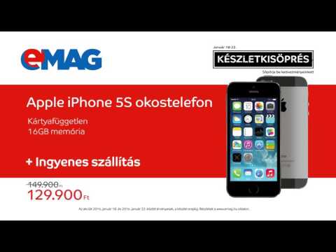 Év eleji készletkisöprés - eMAG.hu iPhone ajánlat