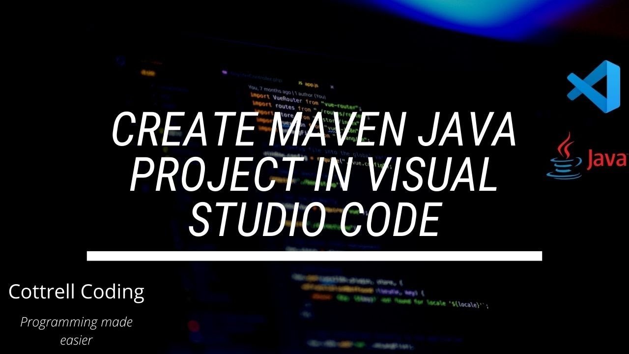 Create Java Project using Maven build tool in Visual Studio Code