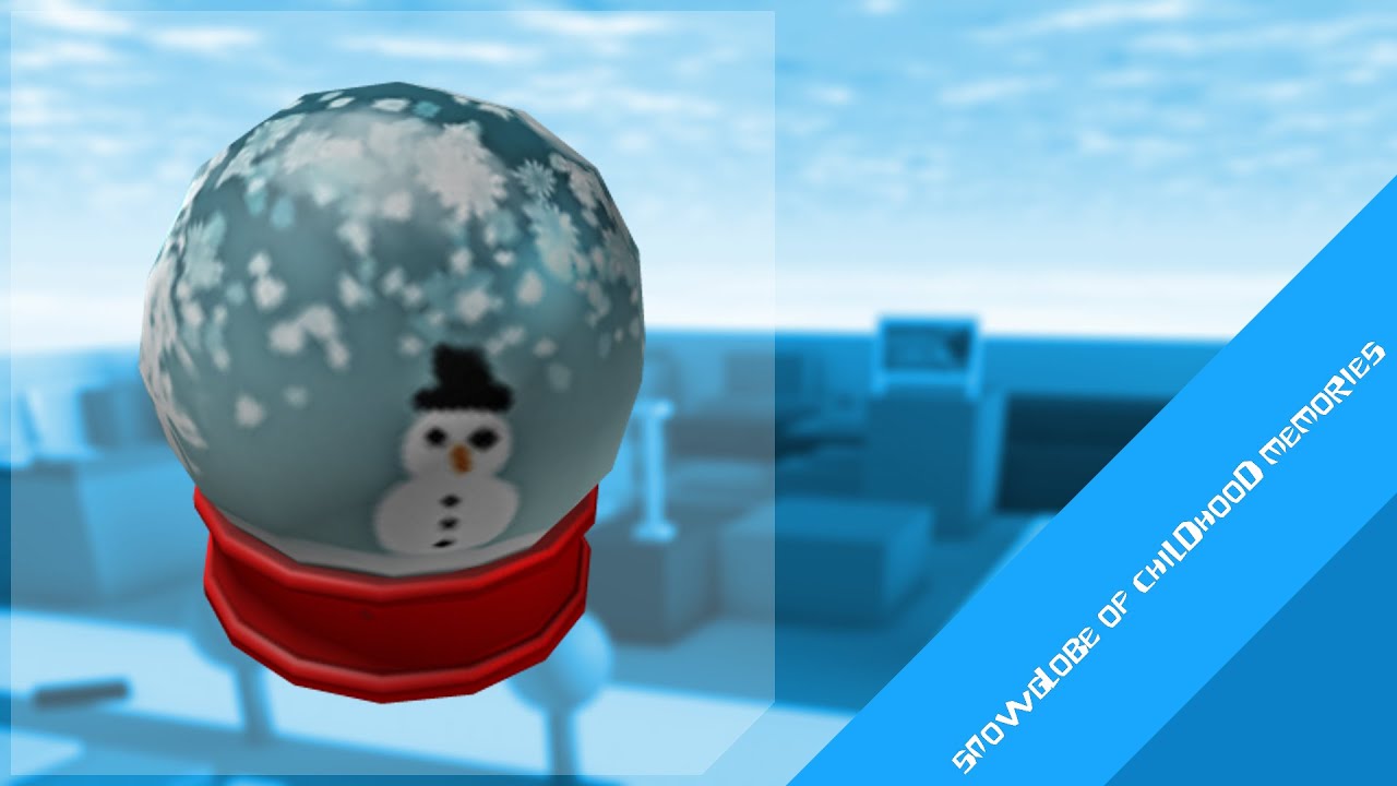 Little Black Rain Cloud - Snowglobe of Childhood Memories - Roblox
