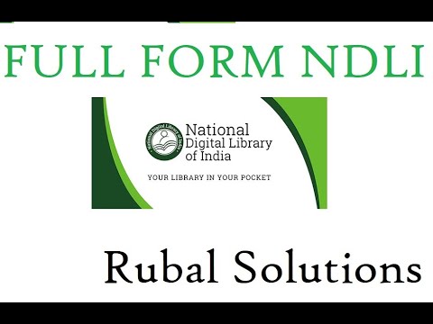 About NDLI National Digital Library of India NMEICT