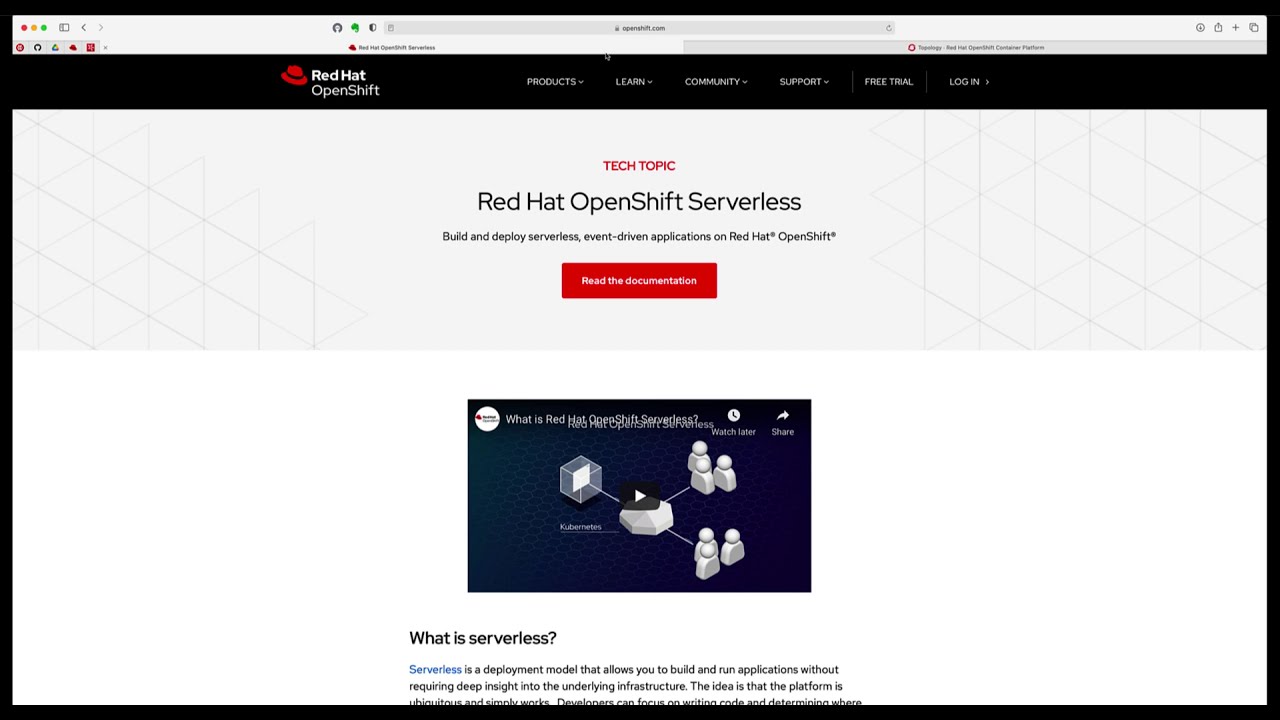 Install Red Hat OpenShift Serverless