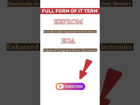 EEPROM and EGA FULL FORM OF IT TERM computer 💻🖥️ ONLINE #edo #shorts #computerknowledgedigital