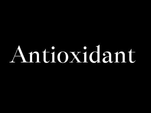 How to Pronounce Antioxidant in English 2024