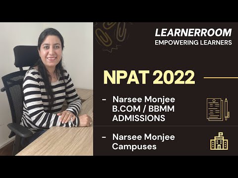 NPAT 2022 | Narsee Monjee B.COM/BBMM ADMISSIONS