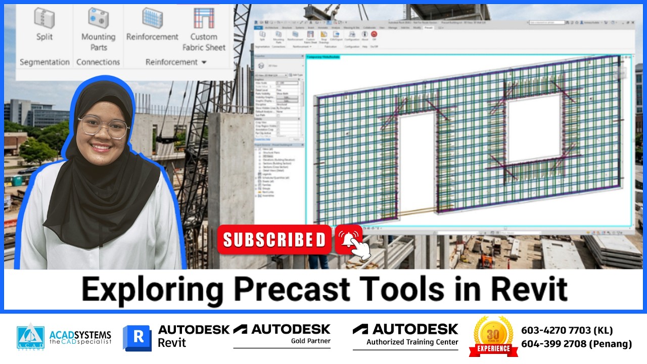 Exploring Precast Tools in Autodesk Revit