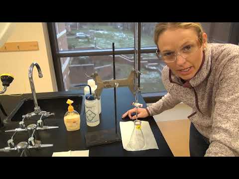 Standardization of NaOH by titration using KHP