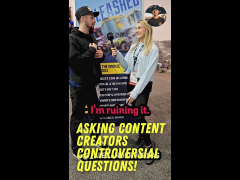 Asking Content Creators Controversial Questions!!! SEMA 2022