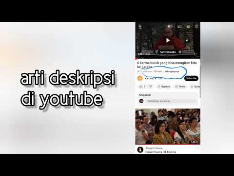 Arti deskripsi di youtube