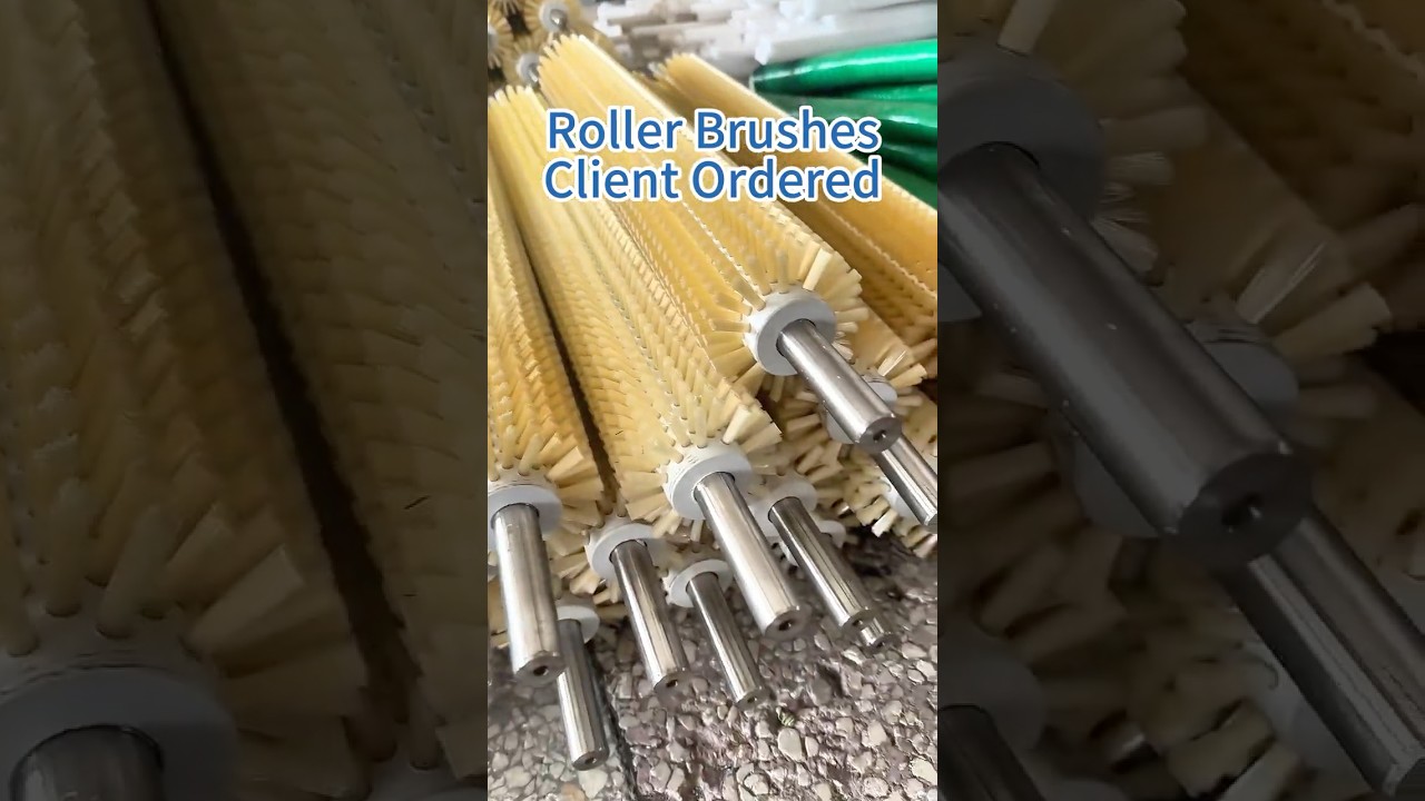 Polyamide Roller Brush: Everything you need to know for cylindrical nylon brush. #machine #factory
