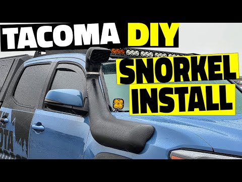 How to Install Tacoma Snorkel | Budget Safari Style Snorkel | 2016+ Toyota Tacoma 3rd Gen