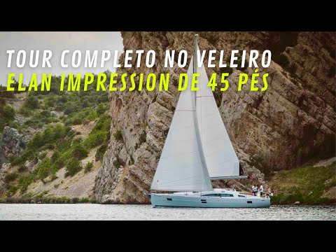 Complete Tour on the Elan Impression 45.1 Sailboat - Year 2020