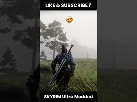 SKYRIM Ultra Modded 2023 I 1400+ mods #shorts