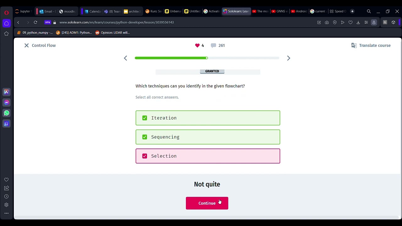 22 Control Flow | Python Developer | Sololearn