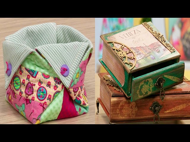 Aprenda Fazer Cesta com Dobradura – E Caixa de Livro | Cantinho do ...