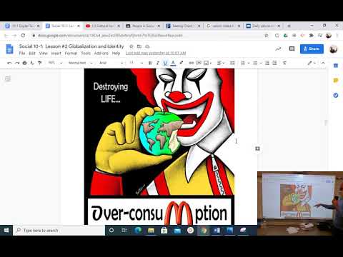 Social 10-1 Cultural Homogenization Lesson #1