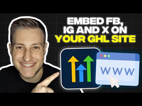 How to Embed Instagram, Facebook, X (Twitter) Into your GoHighLevel Website (Tutorial)