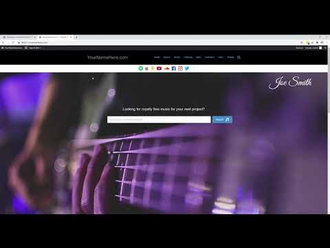 ComposerSpace.com website builder-How to change site title and tag line on home page and site wide.
