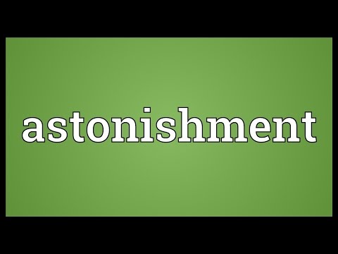 Astonishment Meaning