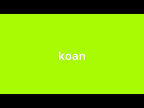 what is the meaning of koan