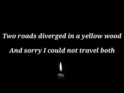 Road Not Taken by Robert Frost | Poem lyric
